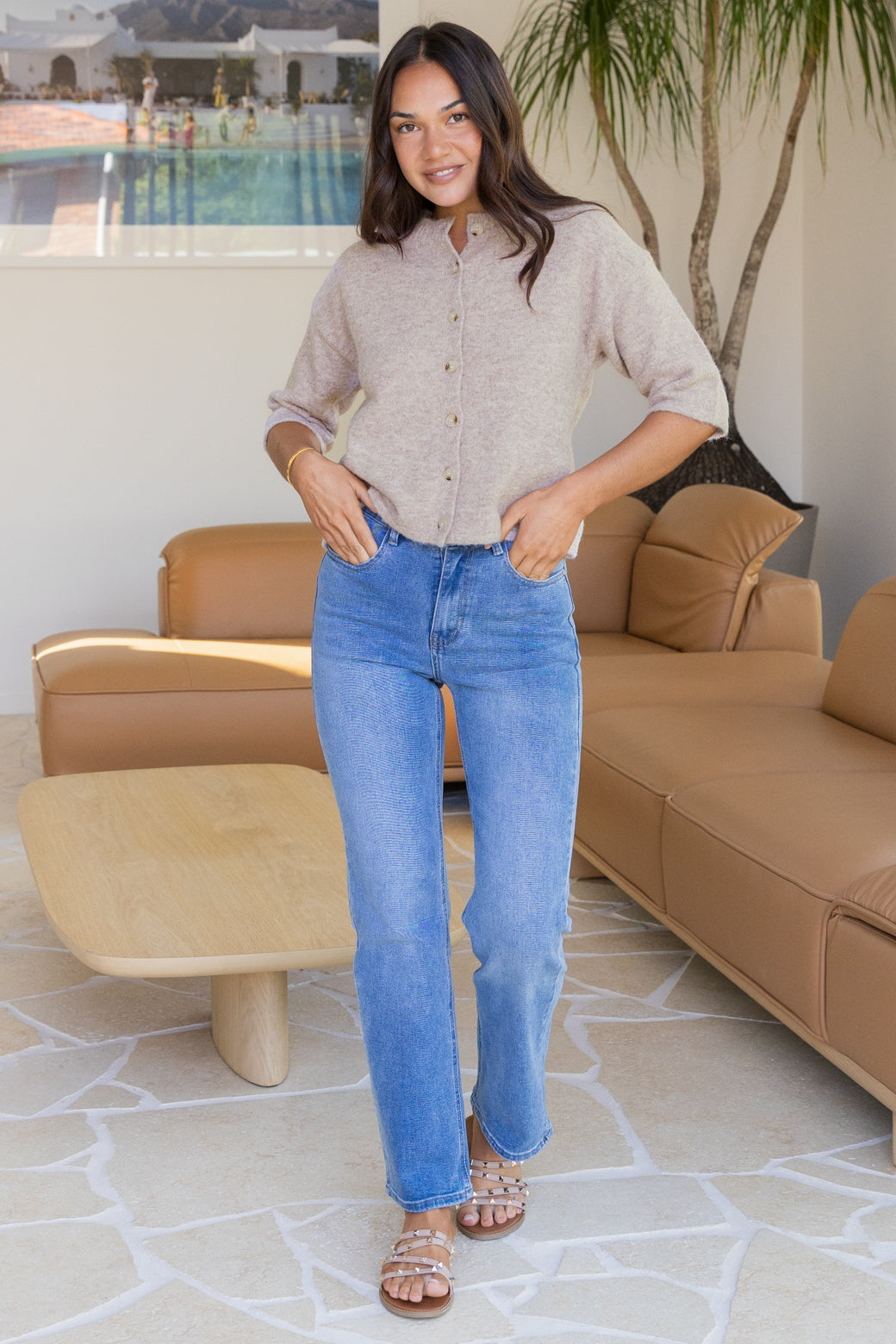 Tyler Cardigan Taupe – Orange Sherbet Boutique